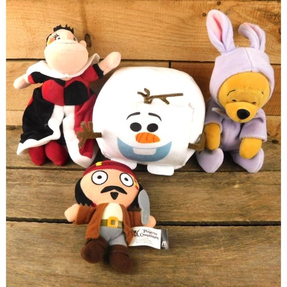 Disney | Toys | Lot Of Disney Plush Stuffed Animals Queen Of Hearts ...